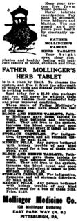 Father Mollinger's Famous Herb Tablets - Kook Science
