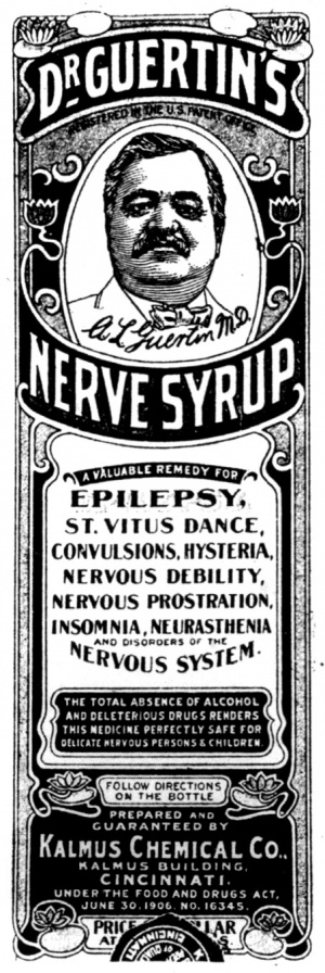 Dr. Guertin's Nerve Syrup - Kook Science